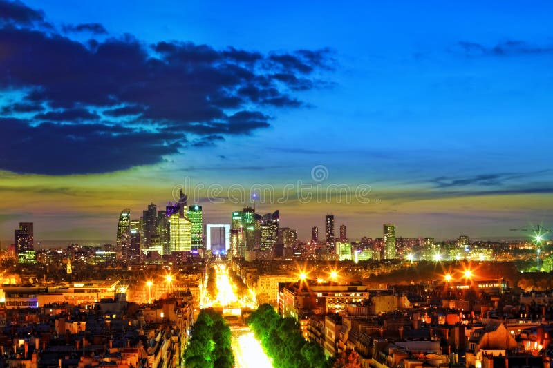 Vue de Paris photo stock. Image du parisien, panoramique - 35964742