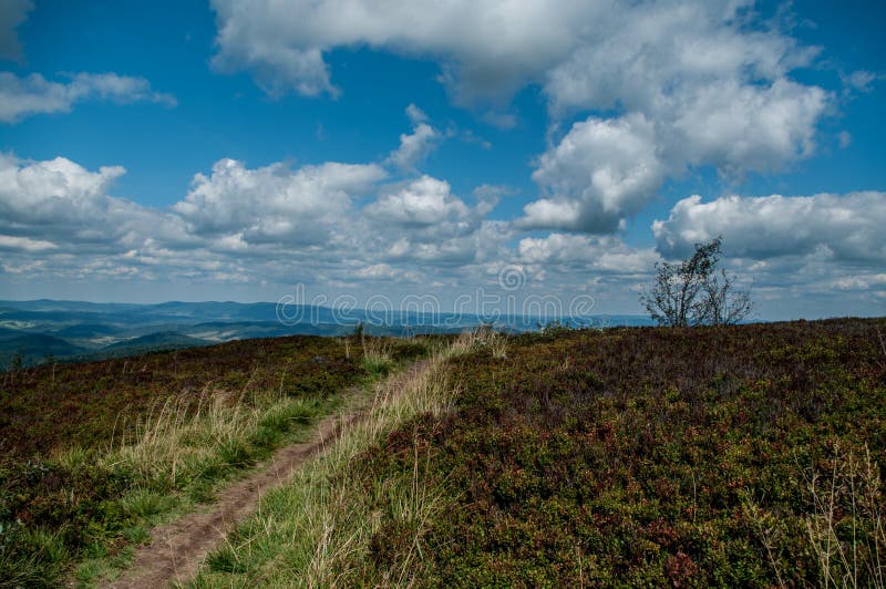 Vue De Paysage De La Colline Image stock - Image du nuage, détendez ...