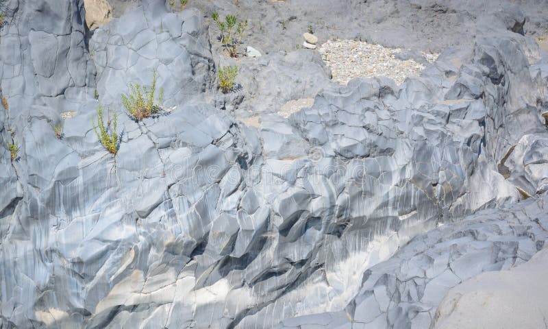Vue de surface de roche photo stock. Image du lave, italie - 168610104