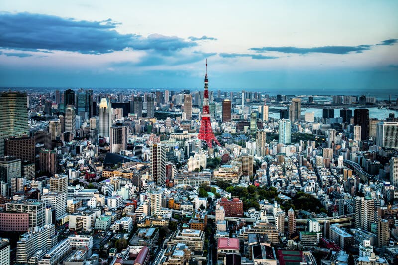 Vue de ville de Tokyo image stock. Image du destination - 39768123