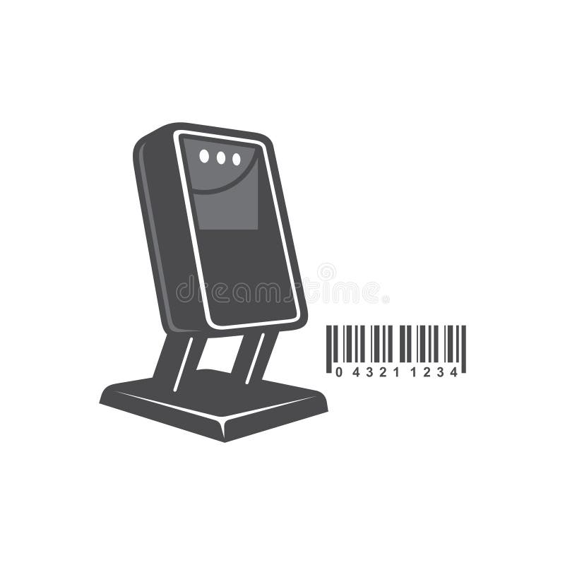 Icône Du Scanner Qr Et Code Barre Illustration Stock - Illustration du ...