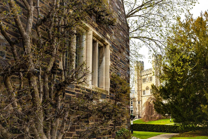 Vuew of Blair Hall at Princeton University at Spring Stock Image ...