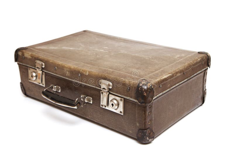 Oude open Koffer stock foto. Image of bagage, geweven - 68614560