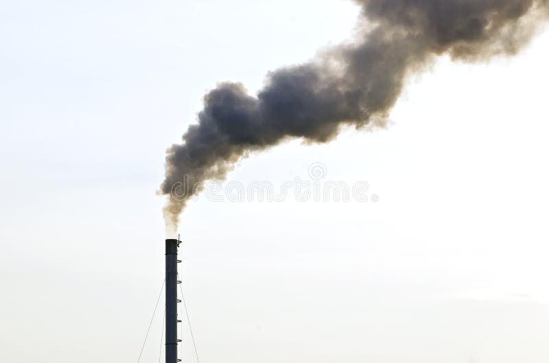 Rook Van De Uitlaat Van De Autopijp Stock Foto - Image of afval, groot ...