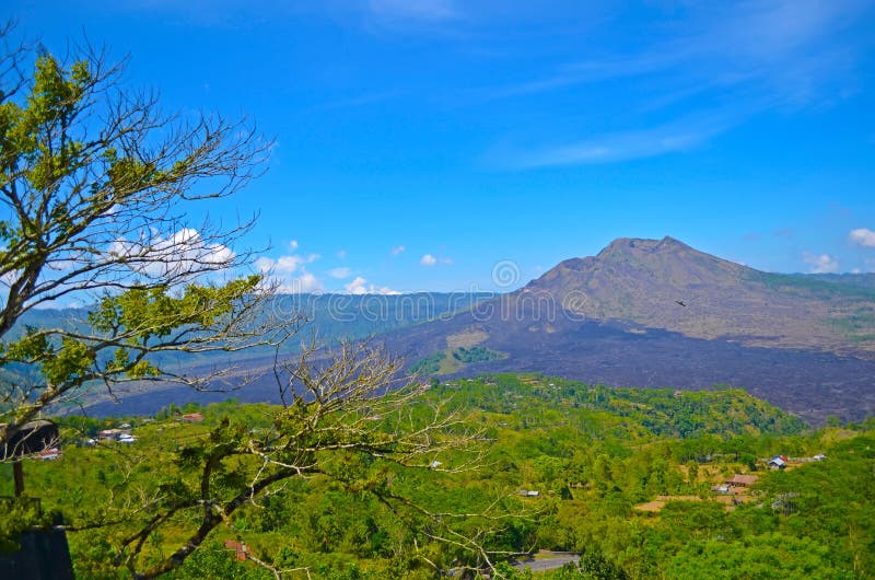 Vulcan stock image. Image of bali, tropical, mountain - 49671157