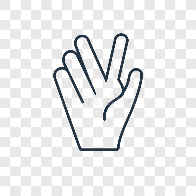 Salute Linear Icon. Modern Outline Salute Logo Concept on White Stock ...