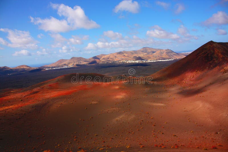 Vulcanic landscape stock photo. Image of agricolture - 38397046