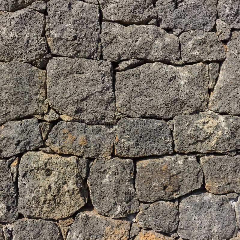 Vulcanic Stone wall stock image. Image of urban, architecture - 75724395