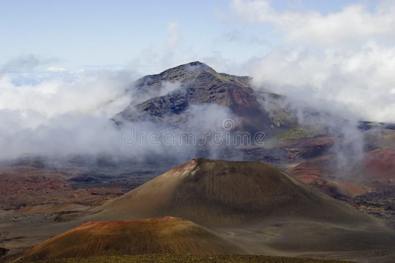 Vulcanic Vista stock photo. Image of maui, craters, mountains - 777866