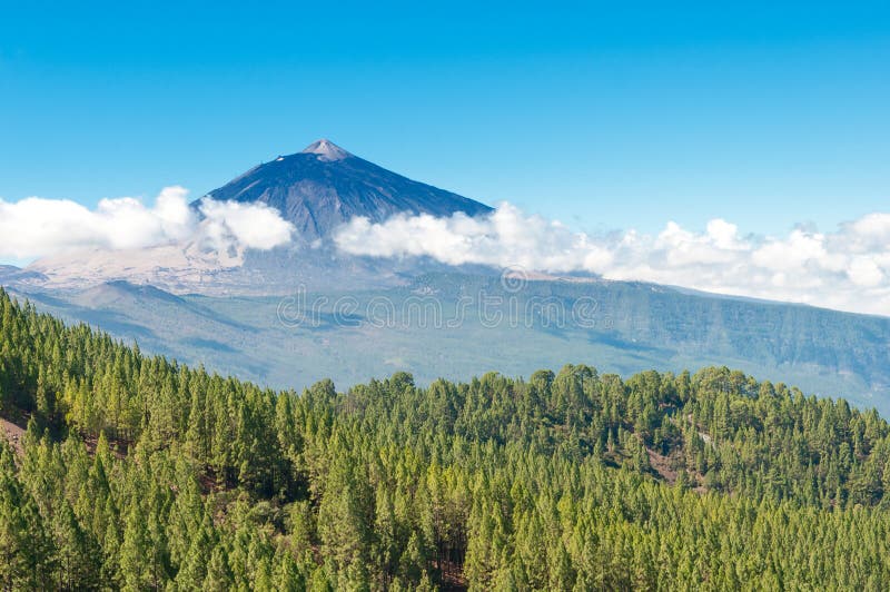 Vulcano Di EL Teide, Tenerife, Spagna Immagine Stock - Immagine di ...