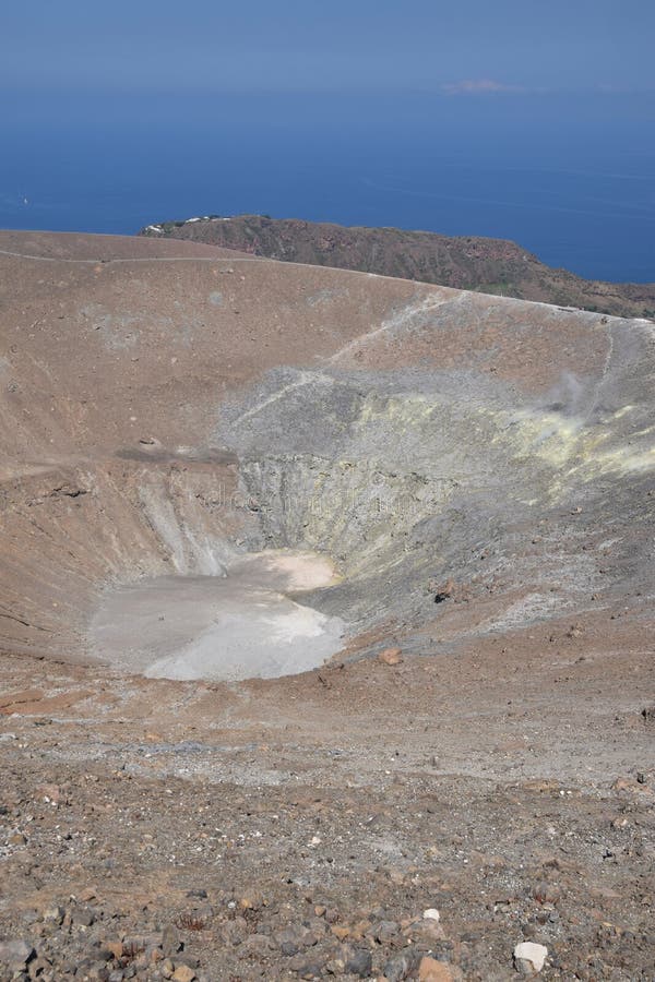 Vulcano Island, Lipari, Italy Stock Photo - Image of aeolian, peak ...