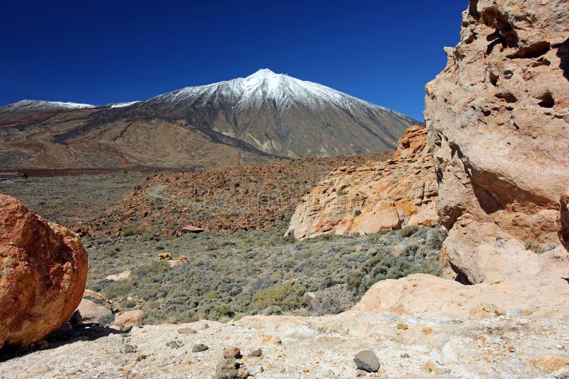 Vulcano Di Teide Del Supporto In Tenerife Immagine Stock - Immagine di ...