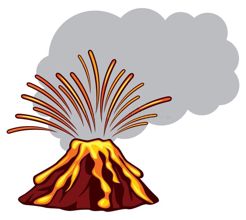 Vulkan vektor abbildung. Illustration von vulcanologist - 30363633