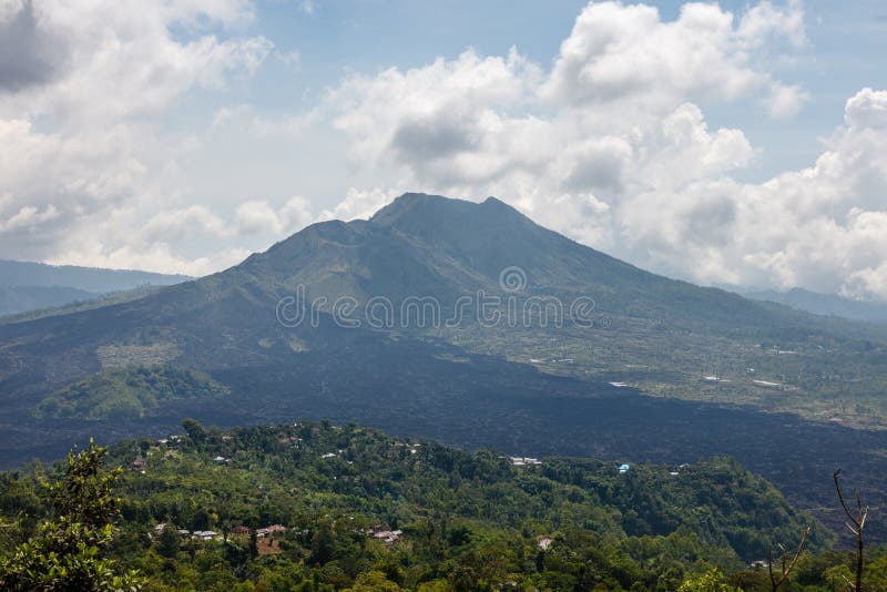 Vulkan Batur. Kintamani Bangli Bali Indonesien. Stockfoto - Bild von ...