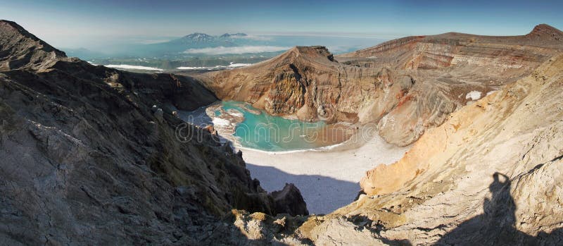 Aktiver Vulkan stockfoto. Bild von gletscher, wissenschaften - 6521246