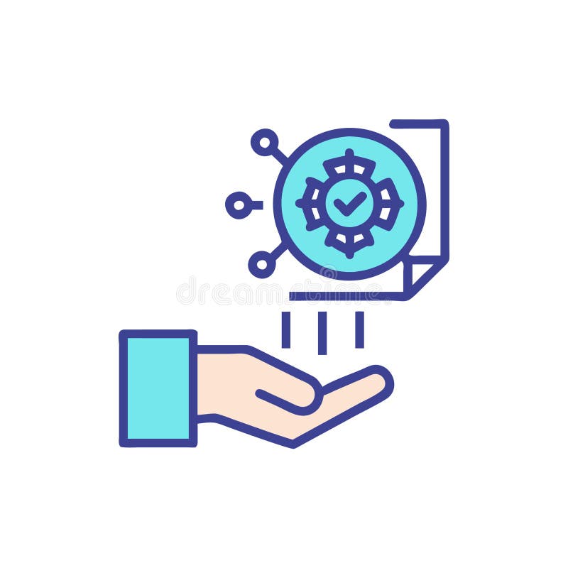 Vulnerability Icon for Risk Assessment Stock Illustration ...