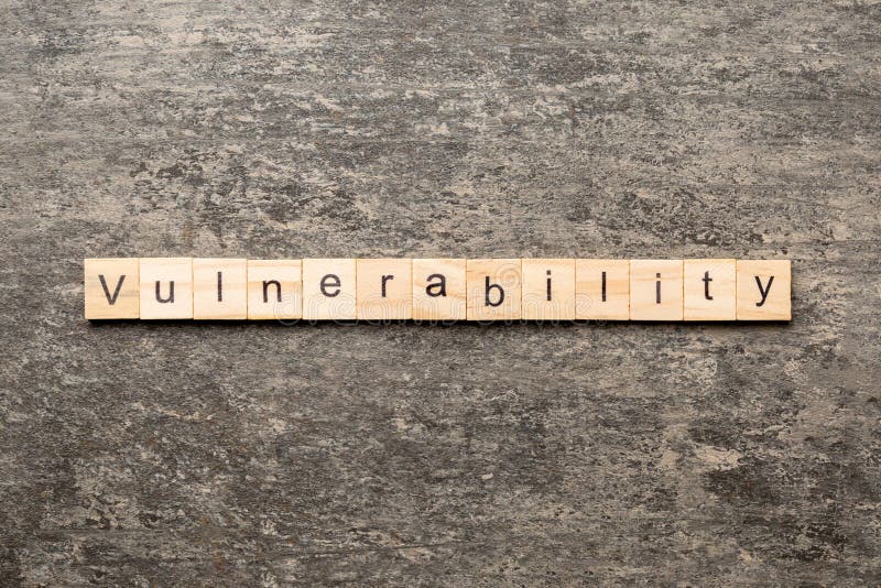 Vulnerability or Adaptability Symbol. Turned Wooden Cubes and Changed ...
