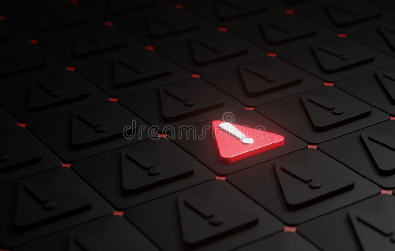 Vulnerable Network Hacker Attack and Security Breach Stock Illustration ...