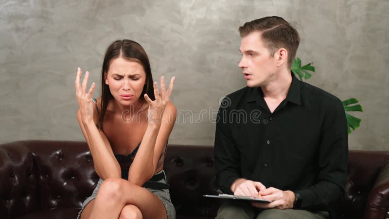 Vulnerable Young Patient Release Emotion from Traumatic Event. Adit ...