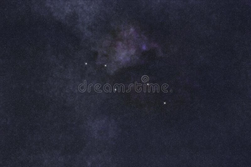 Vulpecula Constellation, Cluster of Stars, Fox Constellation Stock ...