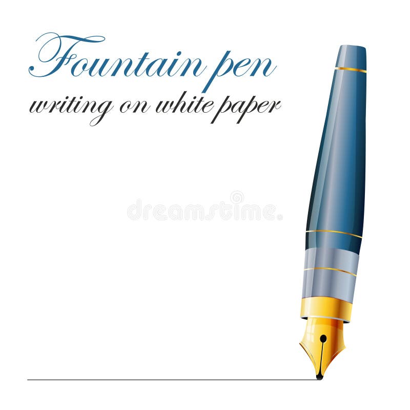 Vulpen vector illustratie. Illustration of brief, spatie - 35978330