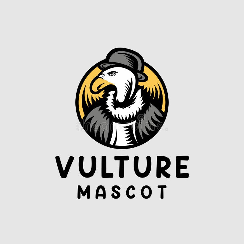 Vulture Bird Animal Mascot Logo Vector Design Stock Vector ...