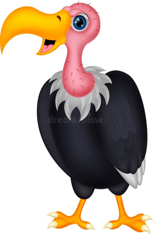 Cartoon vulture stock vector. Illustration of humor, animal - 29321231