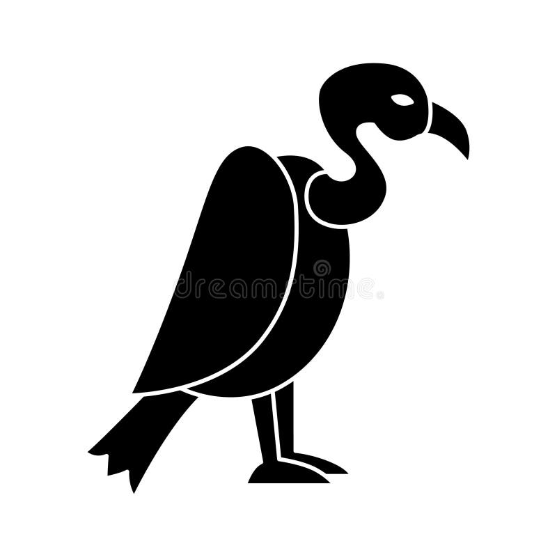 Vulture Icon Vector on Trendy Design Stock Vector - Illustration of andean, graphic: 339056289