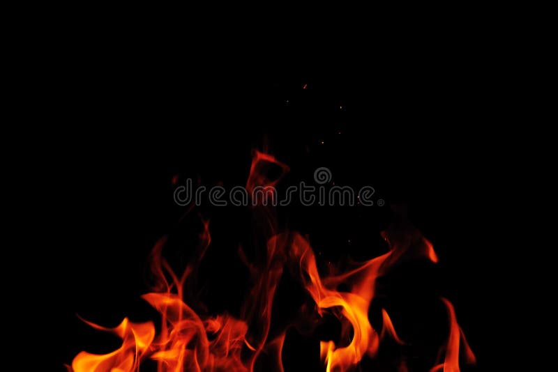 Vuur stock afbeelding. Image of haard, behang, opvlammen - 16457271