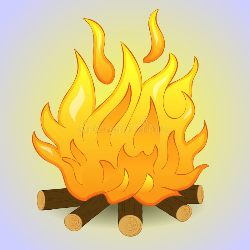 Vuur Met Hout En Vlambrand Op Grijze Achtergrond Eenvoudige ... Vuur Met Hout En Vlambrand Op Grijze Achtergrond Eenvoudige ...