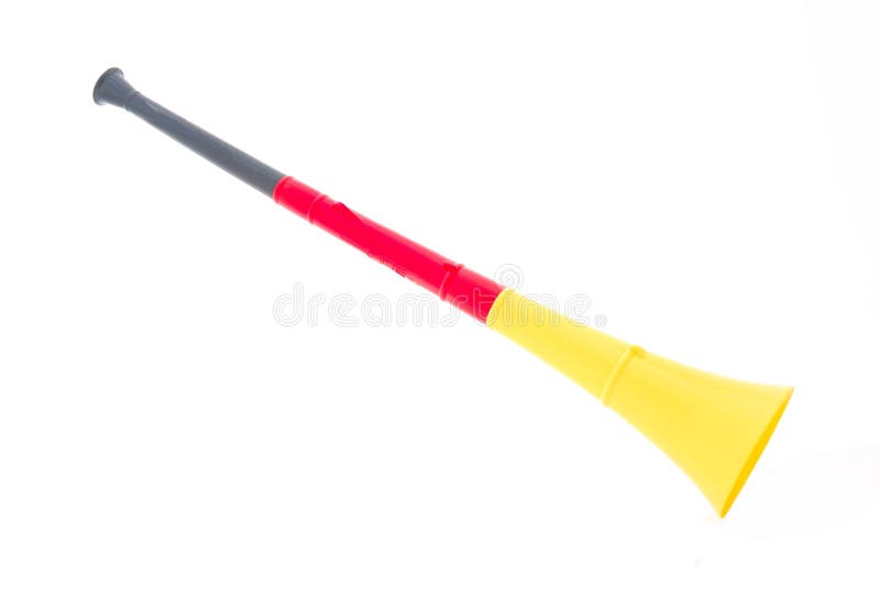 Vuvuzela horn stock image. Image of single, africa, orginal - 13286801