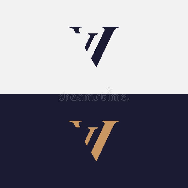 VV Logo Design Template Vector Graphic Branding Element. Alphabet ...
