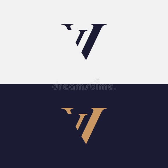 VV Logo Design Template Vector Graphic Branding Element. Alphabet ...