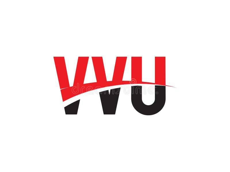 VVU Letter Initial Logo Design Vector Illustration Stock Vector ...