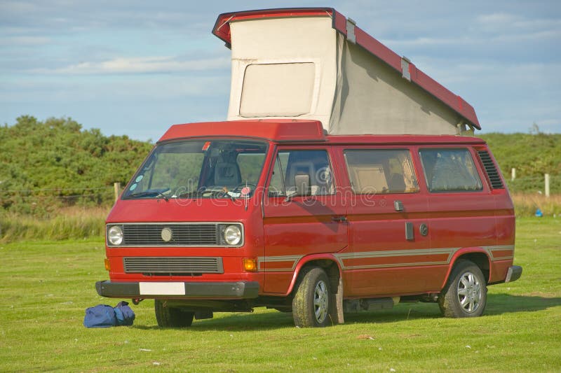 VW Autosleeper with Elevating Roof. Stock Photo - Image of valuable ...