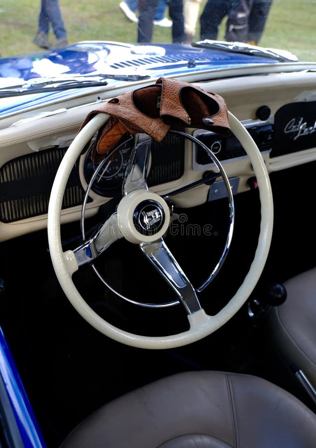 VW Beetle car interior editorial photo. Image of beetle - 271762766