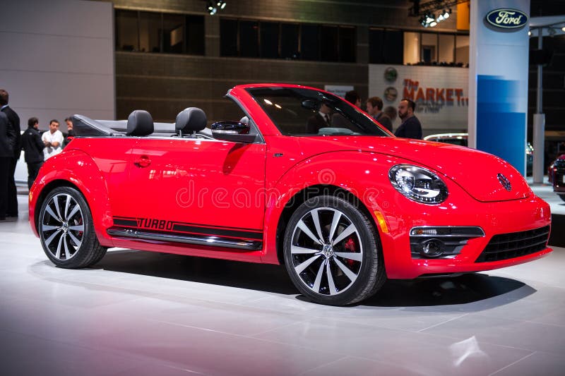 VW Beetle at the Chicago Auto Show Editorial Stock Image - Image of ...
