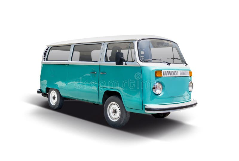 VW bus van front view stock image. Image of home, isolated - 150527795