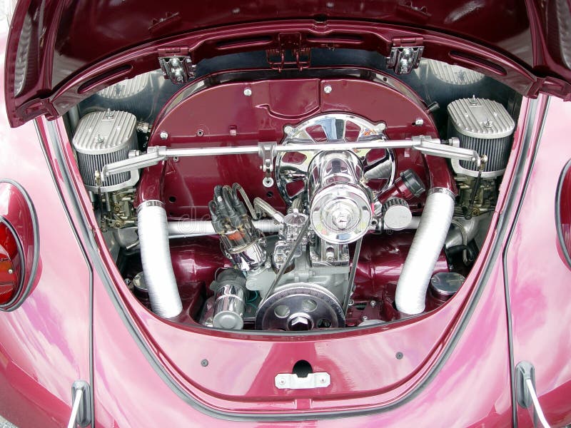 Vw Custom Engine stock image. Image of rebuilt, classic - 98789