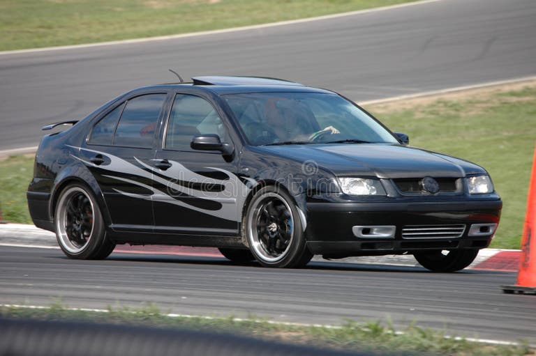 VW Jetta Driving on Race Course Stock Photo - Image of driving, drive ...