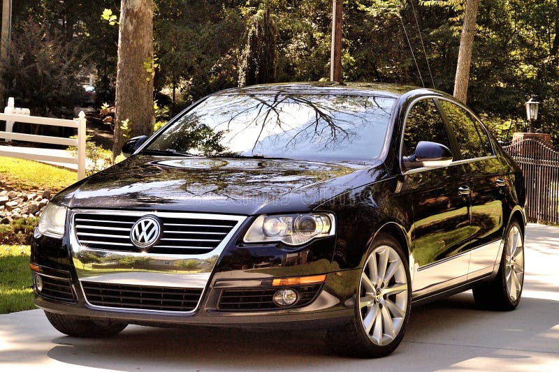 Old VW Passat editorial image. Image of drive, yellow - 58528185