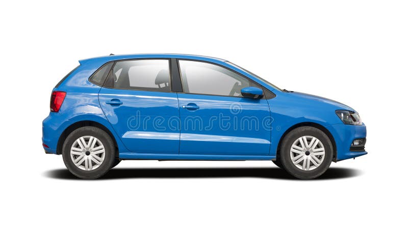 VW Polo isolated on white stock photo. Image of polo - 87436280