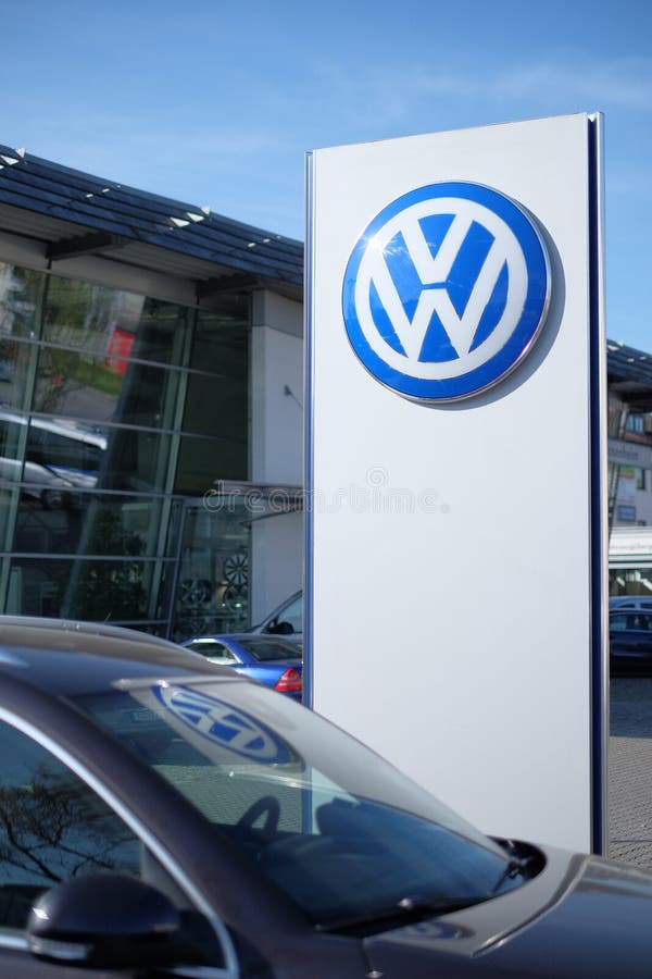 Volkswagen editorial image. Image of german, dealer, blue - 33270525