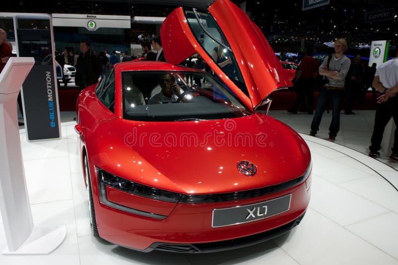 VW XL1 concept car editorial stock photo. Image of auto - 29706248