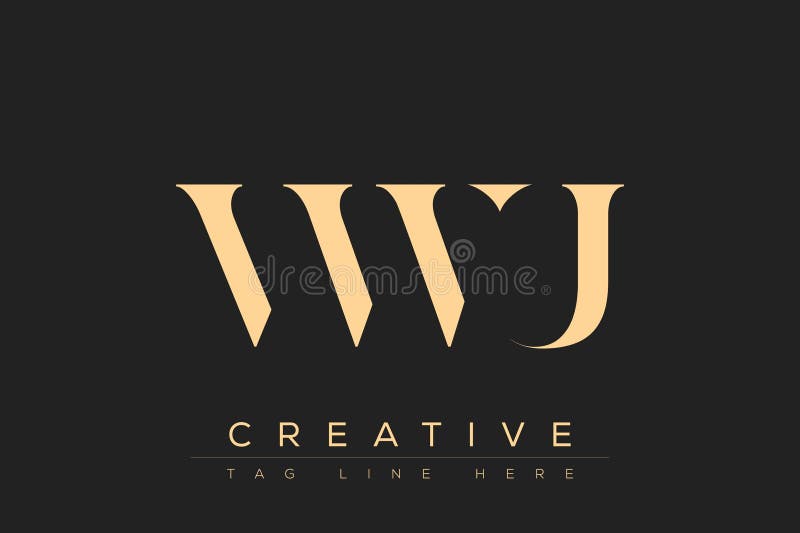 VWU Abstract Letter Logo Design Stock Illustration - Illustration of ...