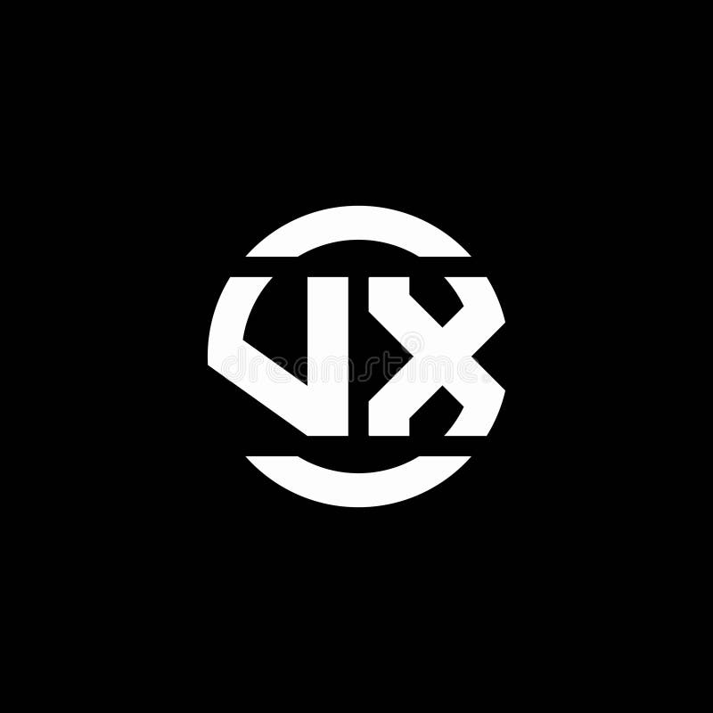 VX Logo Monogram Isolated on Circle Element Design Template Stock ...