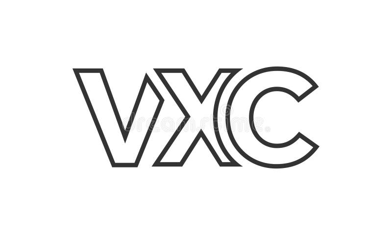VXC Logo Design Template with Strong and Modern Bold Text. Initial ...