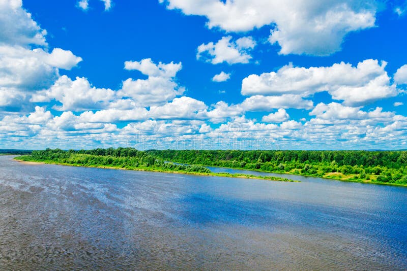 Vyatka River Russia stock image. Image of forset, russia - 44322985