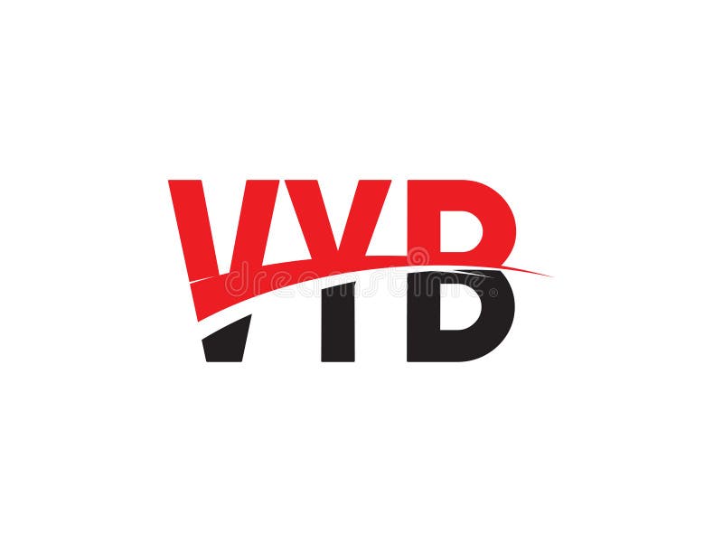 VYB Letter Initial Logo Design Vector Illustration Stock Vector ...