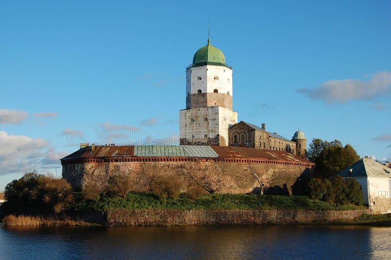 Vyborg Castle stock image. Image of view, gulf, castle - 21851381